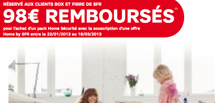 Home by SFR lance le Pack Alarme Internet à 1 euro